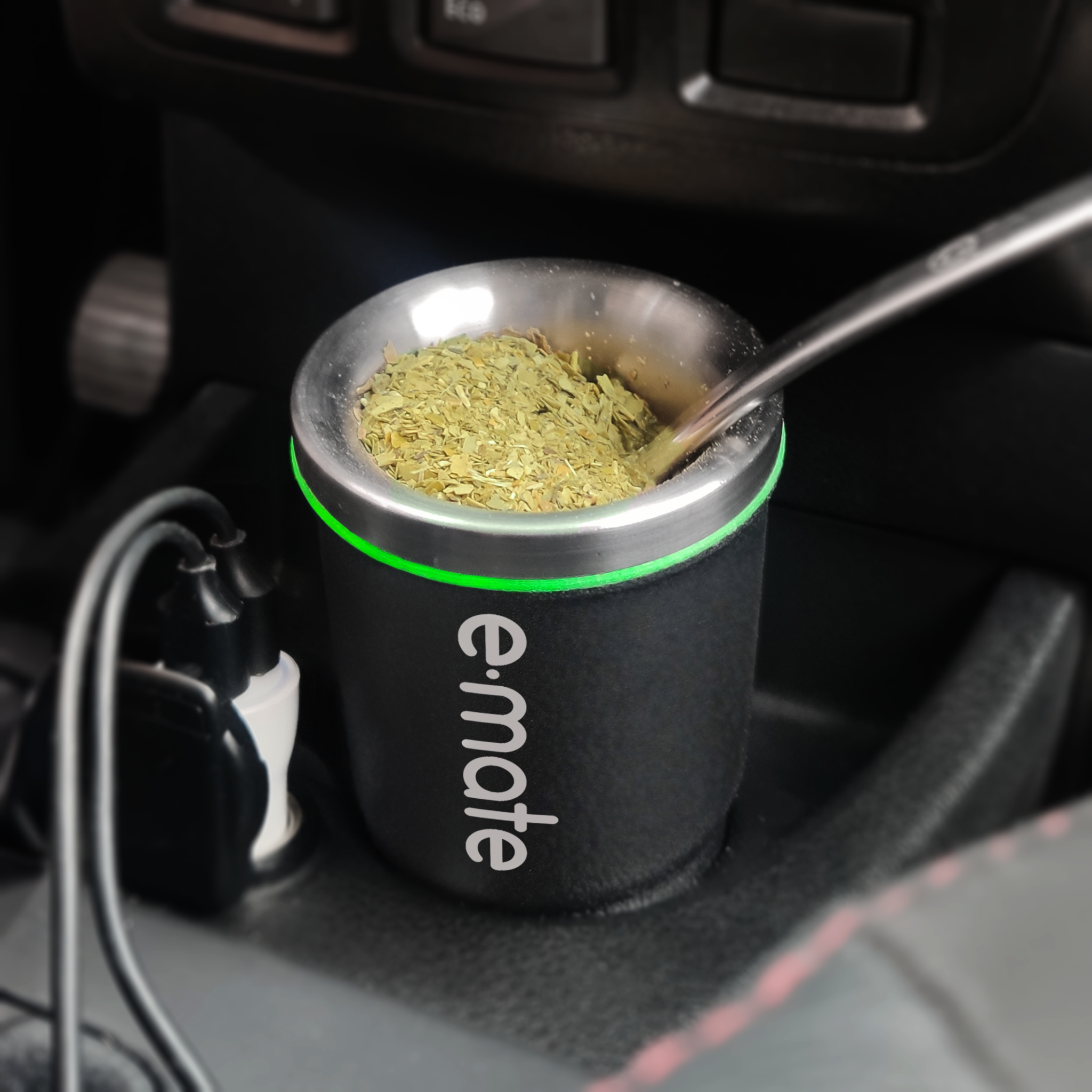 eMate RUTERO con LED (Exterior acero) - Mate Electrico para Auto y ...